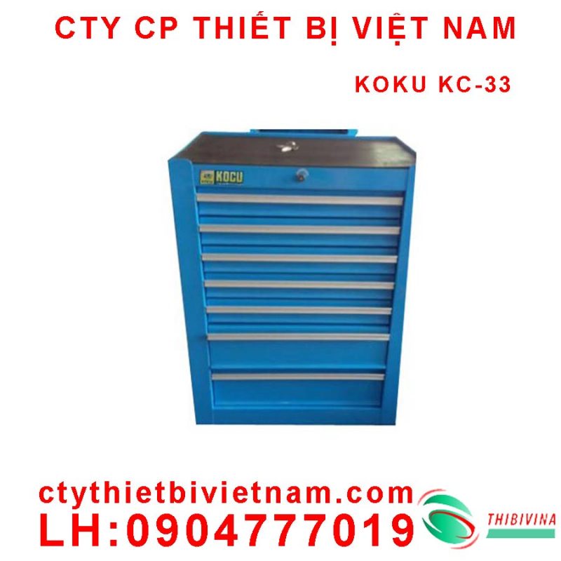 Tủ đựng đồ nghề 7 ngăn KOKU KC-33